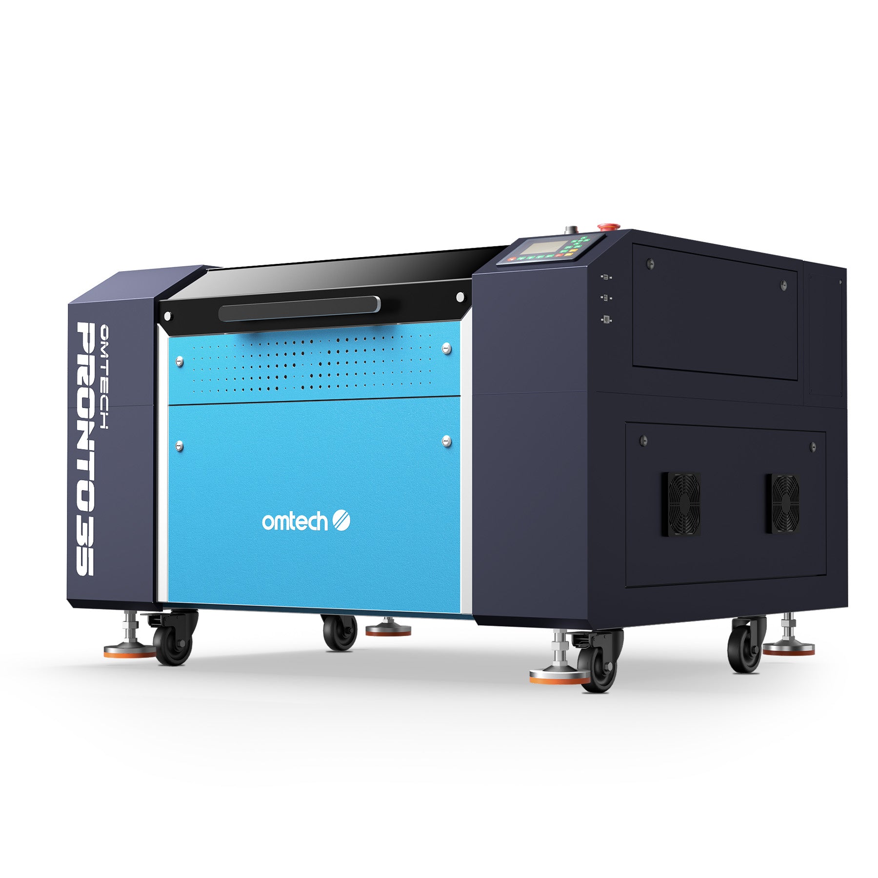 60W CO2 Laser Engraving Machine & Cutter with 700×500 mm Engraving Are ...