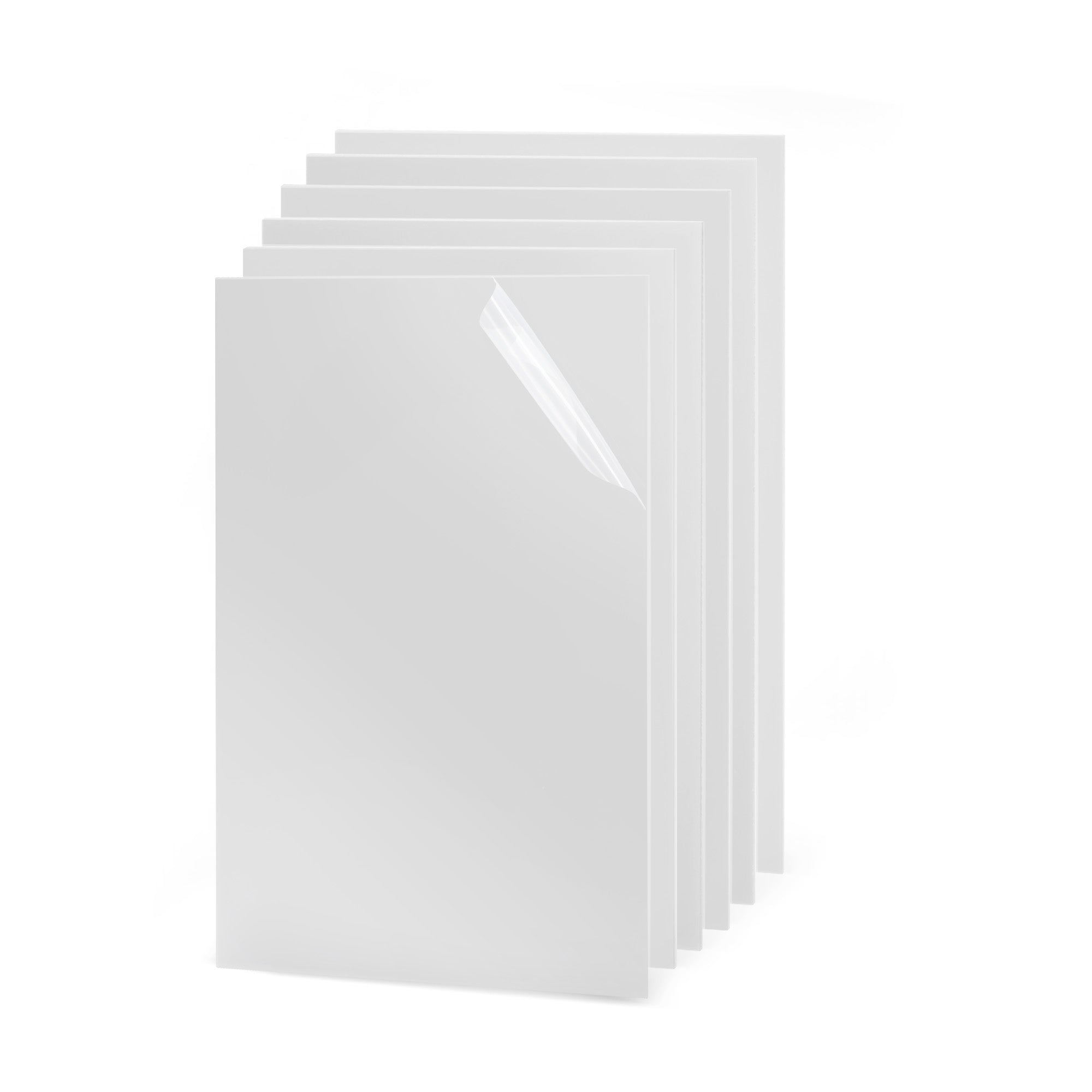 10pcs White Translucent Acrylic Sheets for Laser Engraving & Cutting ...